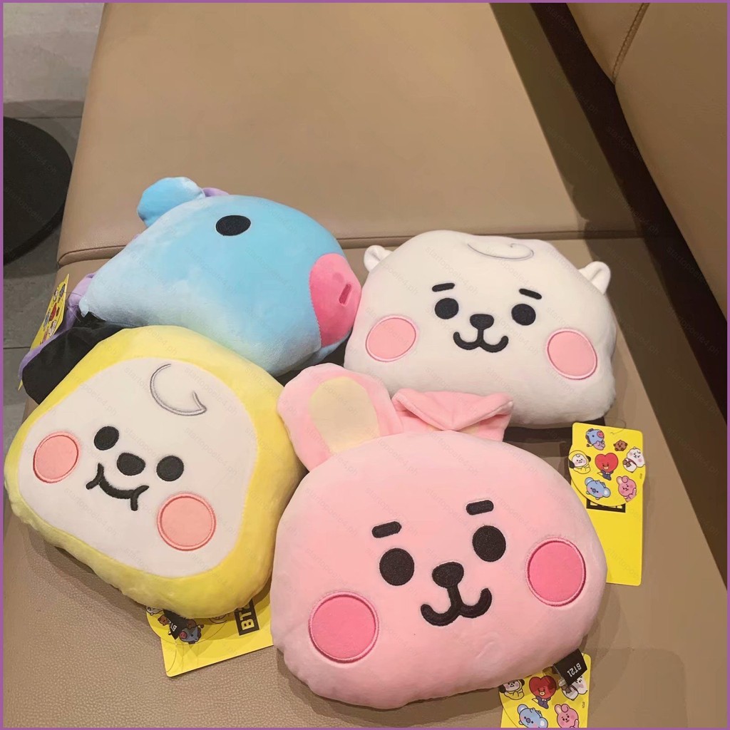 BT21 Plush Toy BTS car pillow Stuffed Dolls TATA RJ CHIMMY COOKY SHOOKY ...