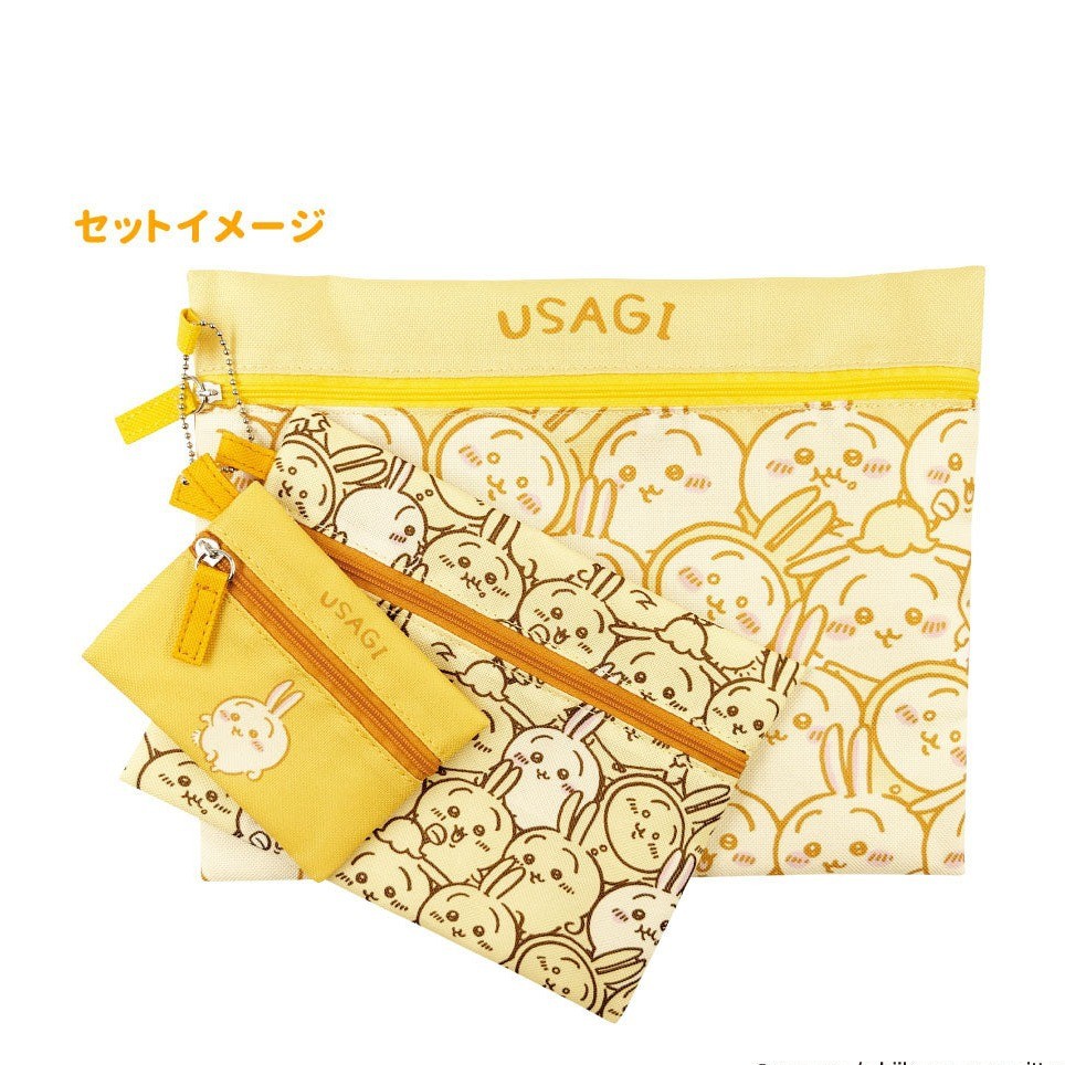 Cartoon Cartoon Jiyi Kawa Zipper Storage Bag Three-Piece Set Stationery ...