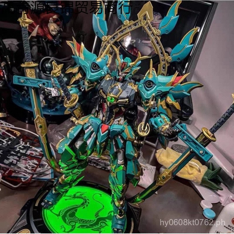 Gundam Cao Ren White Tiger Guan Yu Ao Bing HG General Model Mecha Lu Bu ...