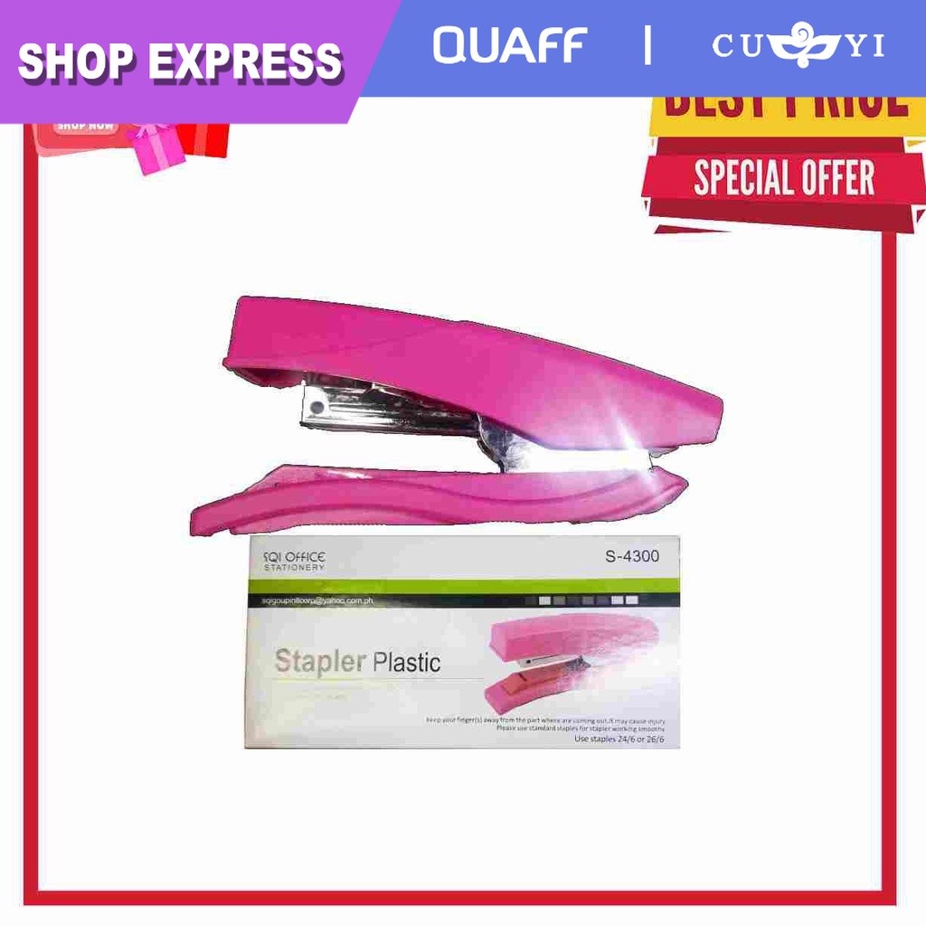 ️ SQI OFFICE Heavy Duty Stapler Plastic (30sheets)(50's) | SPX | Shopee ...