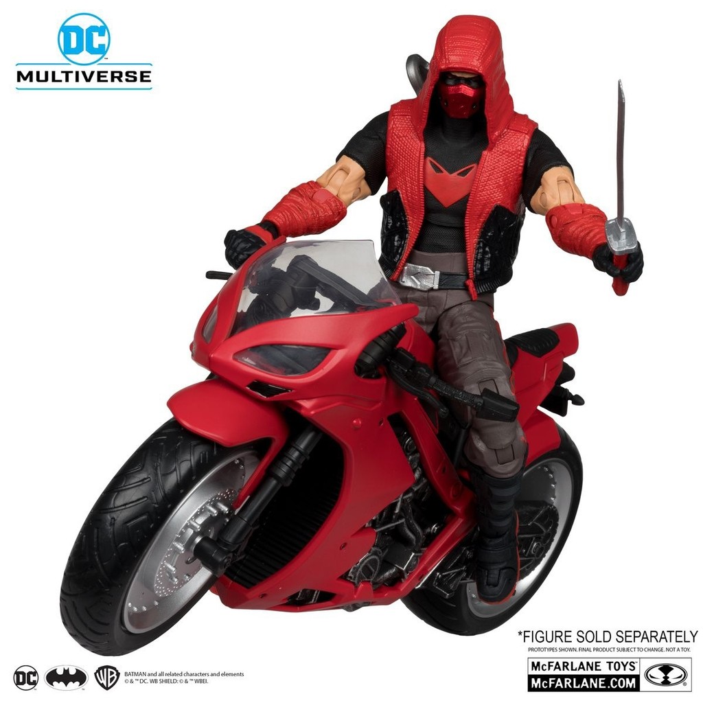 [Authentic]Macfarlane DC Modern Red Hood Motorcycle Vehicle71/1 Scale ...