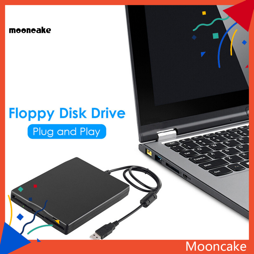 mooncake| Floppy Drive USB 20 Plug Play Portable 35-inch External ...