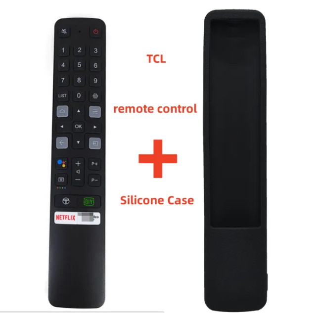 Remote control+silicone case random】New RC901V FMR6 For TCL 4K LED ...