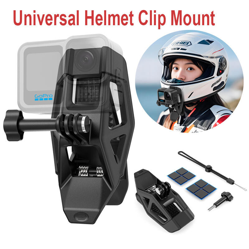 [READY STOCK] Universal Helmet Clip Mount for Insta360 GoPro Motorcycle ...