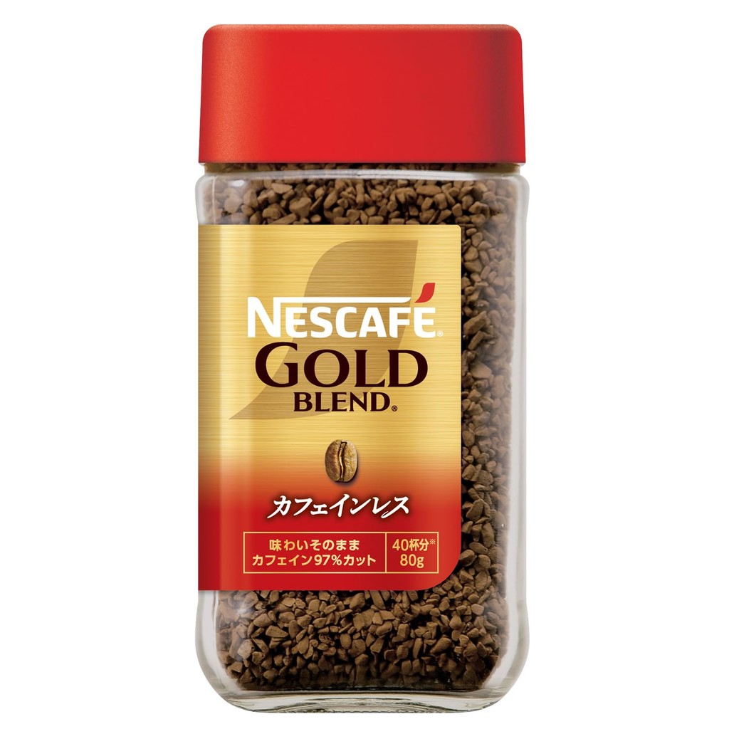 Nescafe Gold Blend Decaffeinated 80g (40 cups), jar, black coffee ...