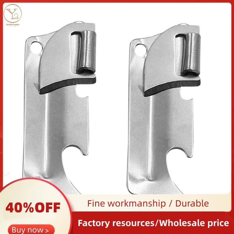 Polished Stainless Steel Can Opener Foldable Easy and Manual Strong ...