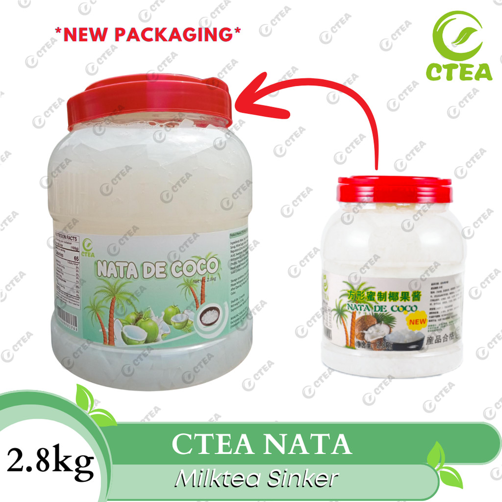 CTEA Nata De Coco Sinkers - Square Cut - Long Strips (2.8kg) | Shopee Philippines