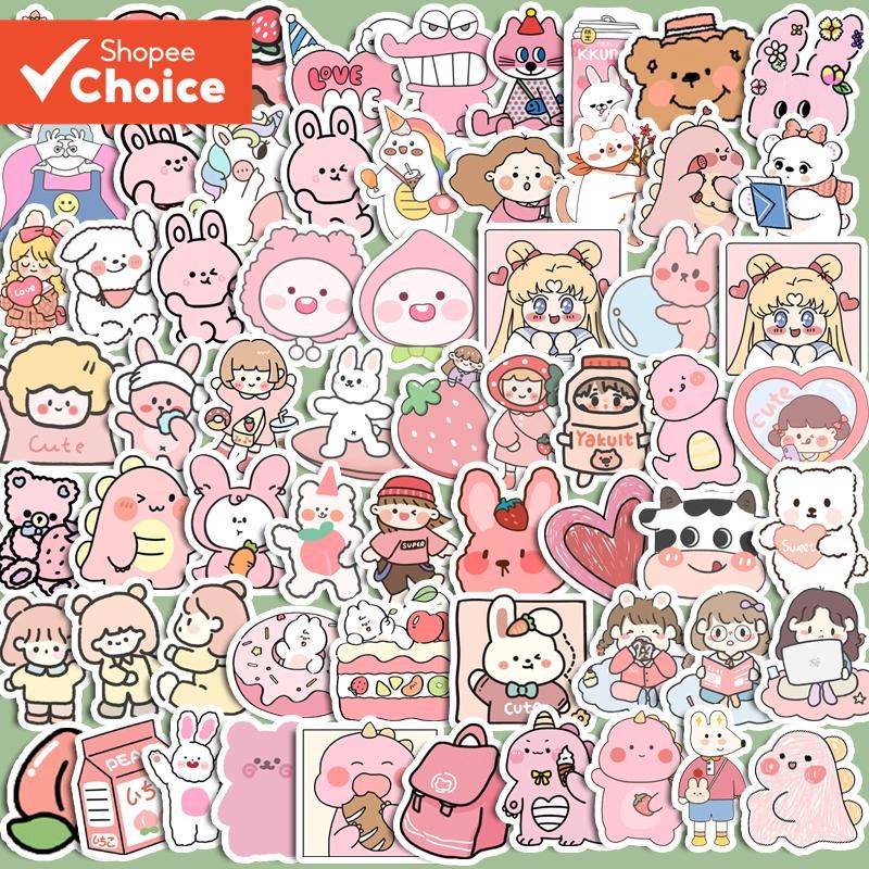 90pcs Bobo Milk Frost Bear Stickers Diy Computer Washi Scrapbooking ...