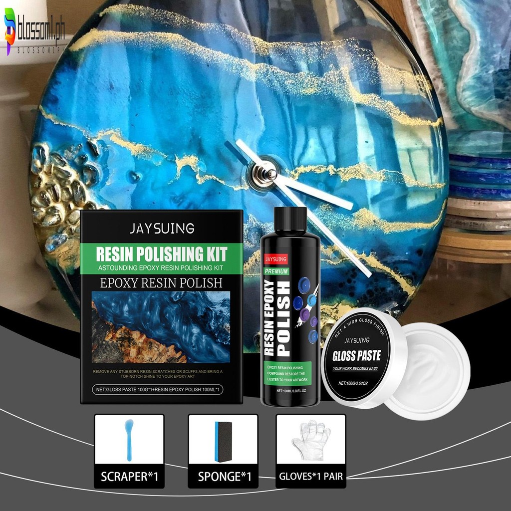 Epoxy Resin Polishing Kit High-Gloss Finishes Epoxy Compound for Epoxy ...