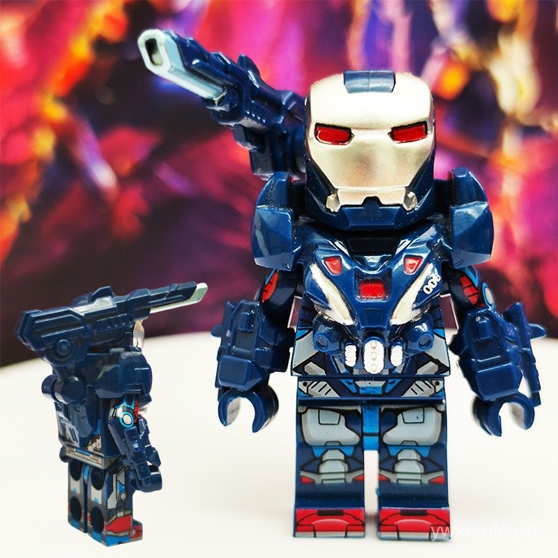 Avengers Marvel Birthday Gift Building Blocks Iron Man War Robot Armor ...