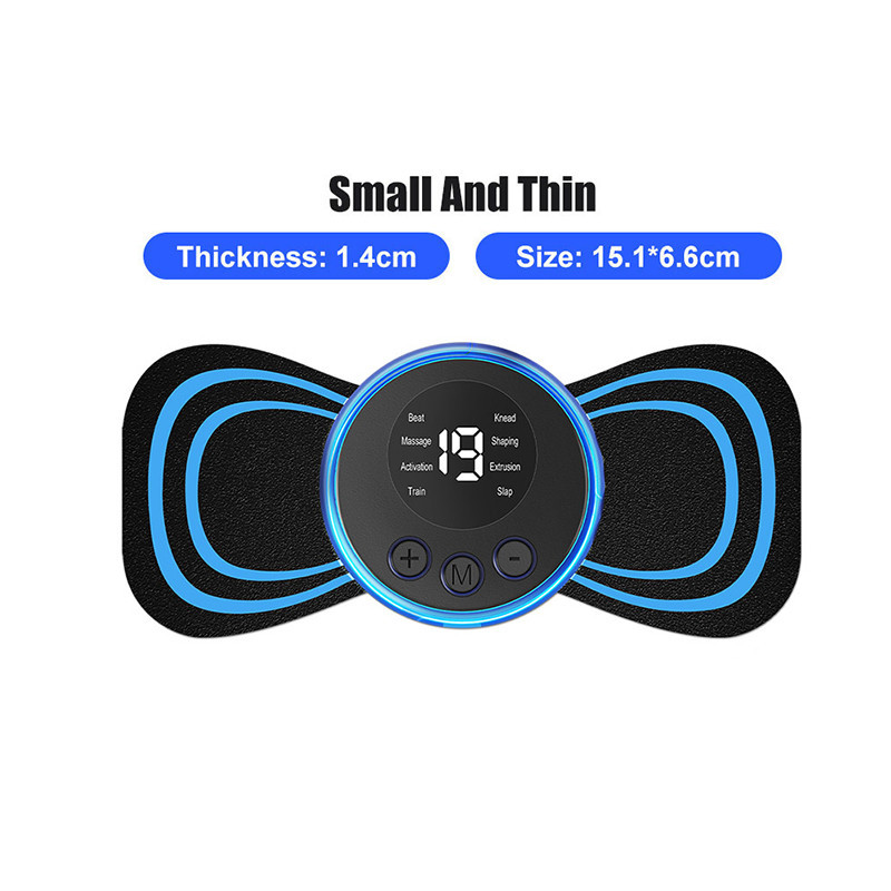Mini Ems Body Relax Massager Neck Shoulder Relief Muscle Pain | Shopee ...