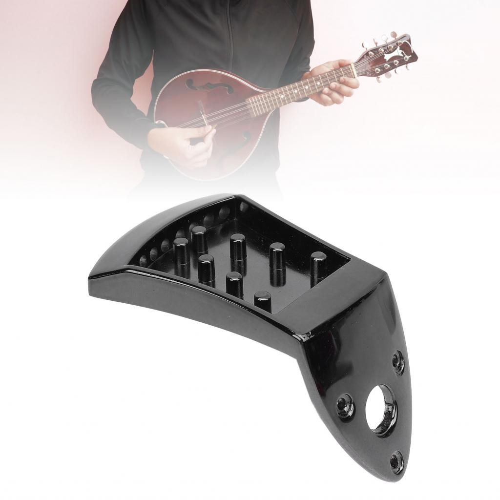 Emilym1-PH Generic Black Metal Triangle Mandolin Tailpiece add sustain ...