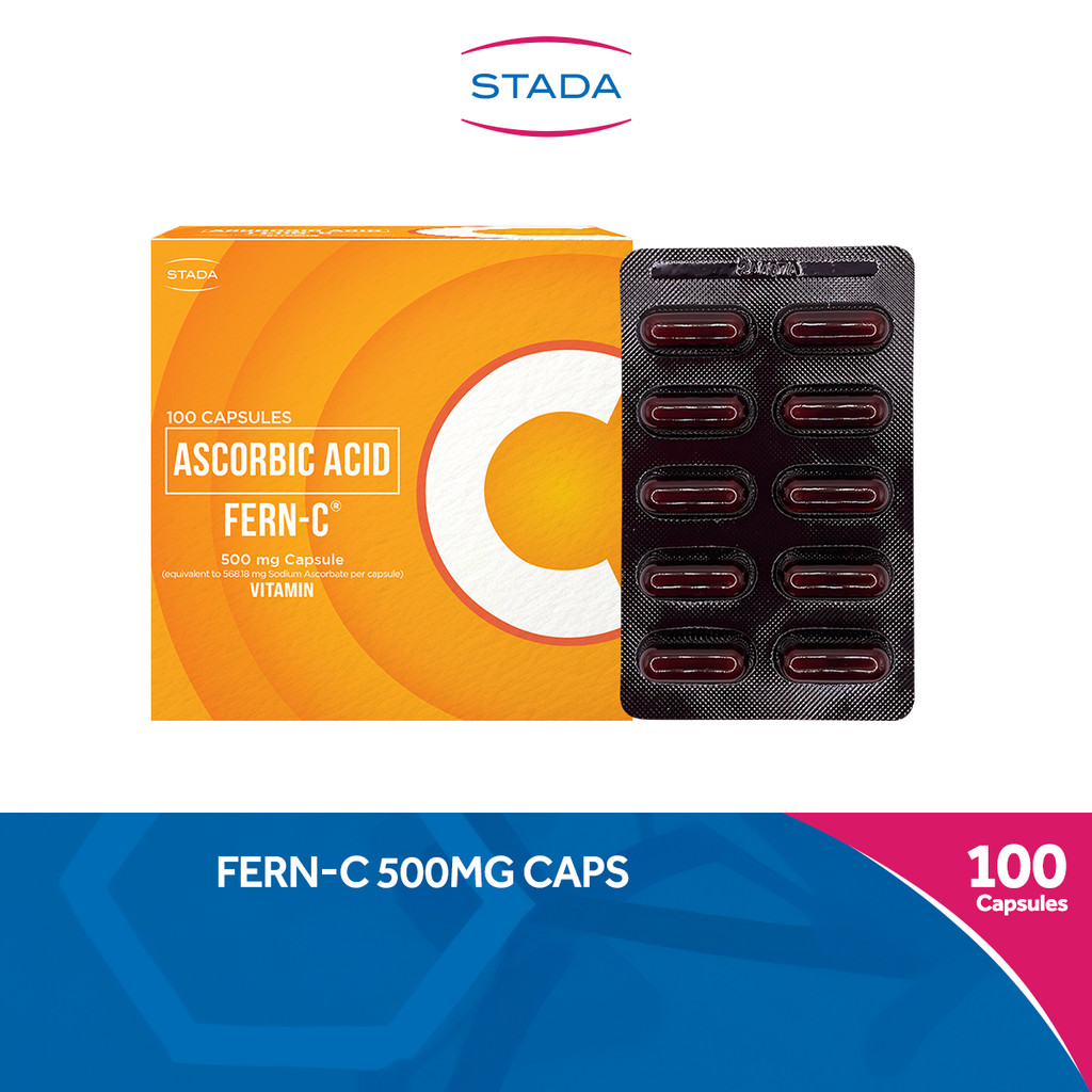 Fern-C 500mg Caps 100s - Non-Acidic Vit C Helps Boost Everyday Immunity ...