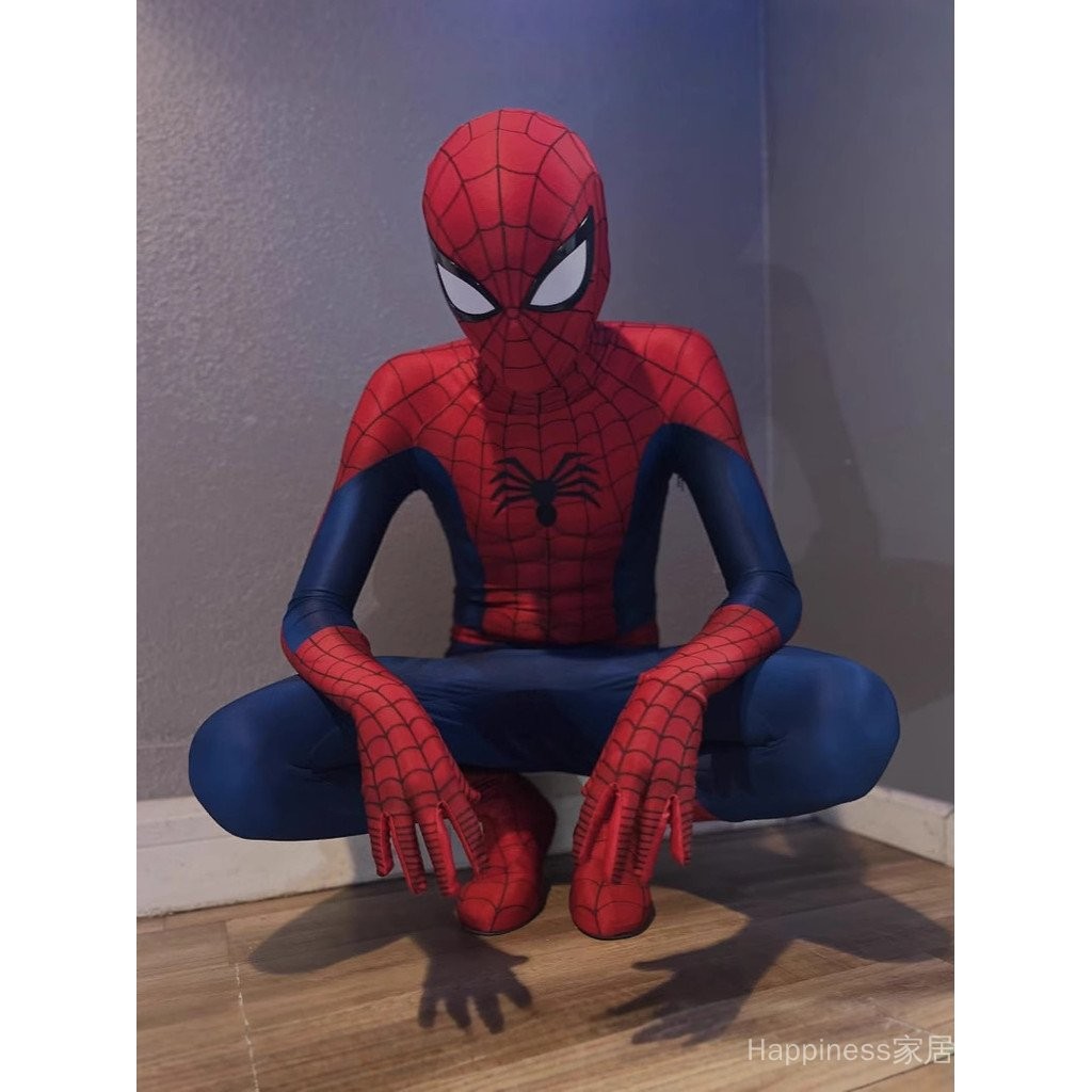 24Hourly Delivery Halloween Adult Spider-Man One-Piece Tights Spiderman ...
