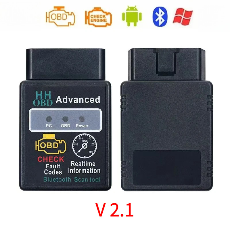 Mini ELM327 OBD2 Scanner V2.1 Bluetooth5.1 OBD Car Diagnostic Tool ...