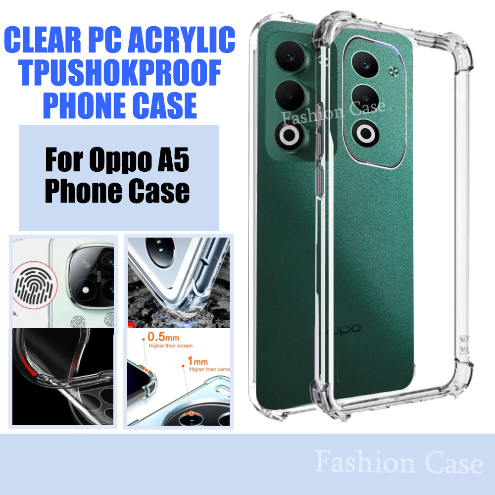 CLEAR PC TPU Phone Case For Oppo A5 pro A5X A5pro A 5 A5 i pro A5ipro ...