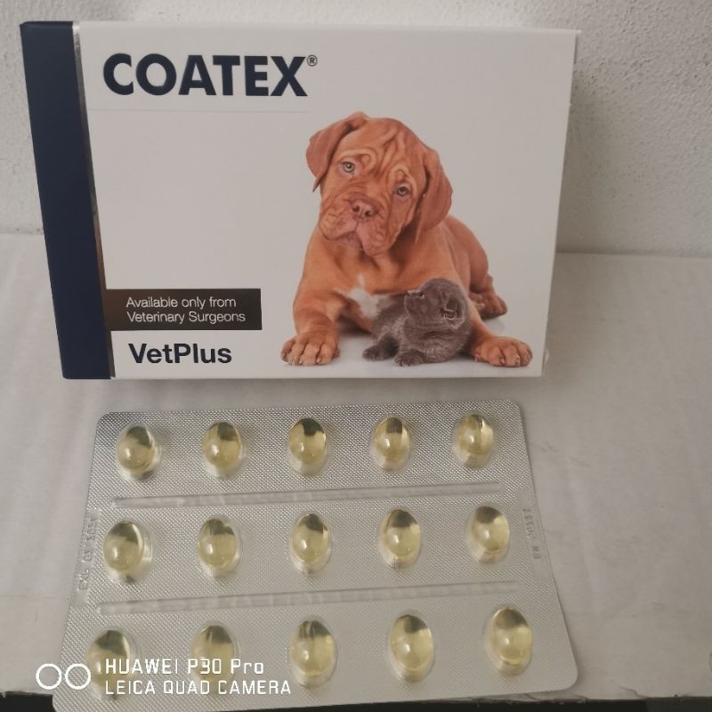 COATEX EFA CAPSULES (1 BOX @ 60 CAPSULES) -VETPLUS COATEX CAPSULES (1 ...
