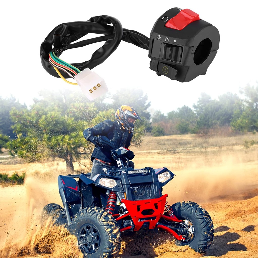 Left And Right Switch (universal ) Motorcycle Handlebar Mount On Off ...