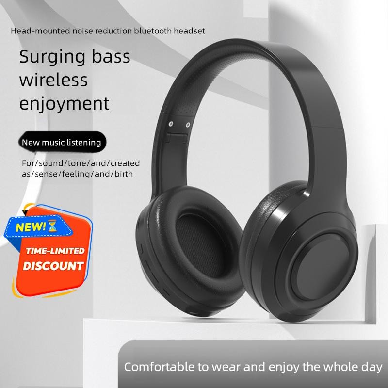 Popular Bluetooth headset with long battery, wireless music, noise ...