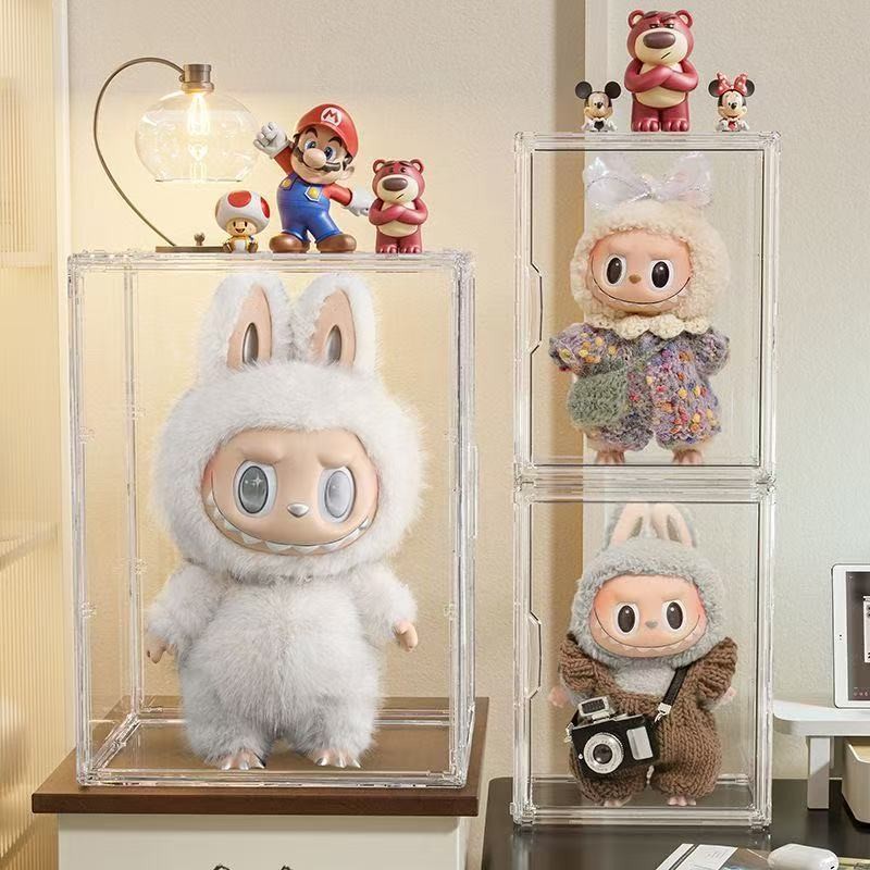 labubu Large Transparent Acrylic Display Stand for Plush Toys, Pop Mart ...