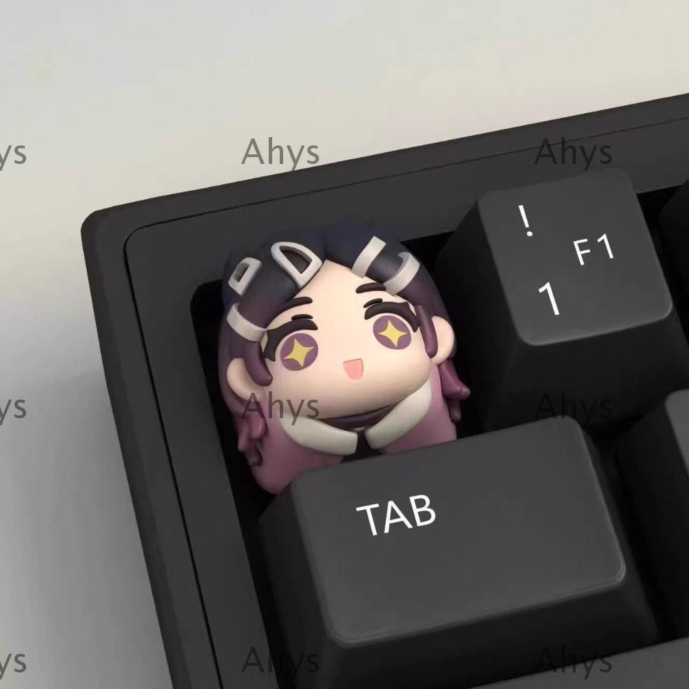 AHYS Cute Figure Keycap, VALORANT Jett Sage Fade Clove Mechanical ...
