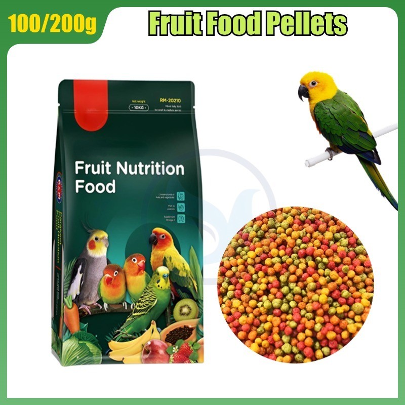 Bird Food Pellets Parakeet Fruit Nutrition Pellets Bird Feed for Budgie ...