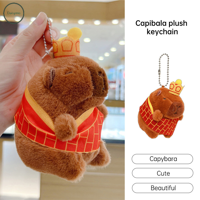 【Daisy】Capybara Key Chain Plush Toy Pendant Backpack Cute Doll Pendant ...