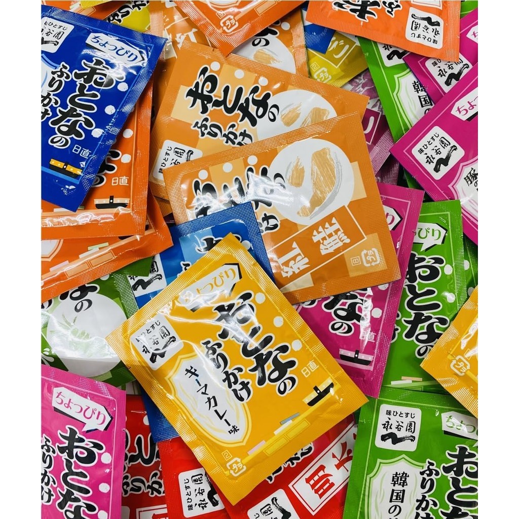 Nagatanien Adult Furikake Assortment Set (16 Types of Adult Furikake ...