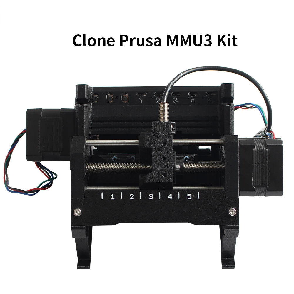 Clone Prusa MMU3 KIT Multi-color print kit, improved 3D printing parts for Prusa MK3/MK4 3D ...