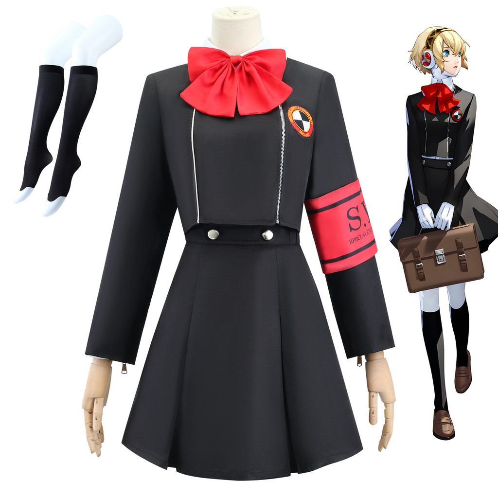 Unisex Anime Cos Aegis Aigis Cosplay Costumes Outfit Halloween Uniform ...