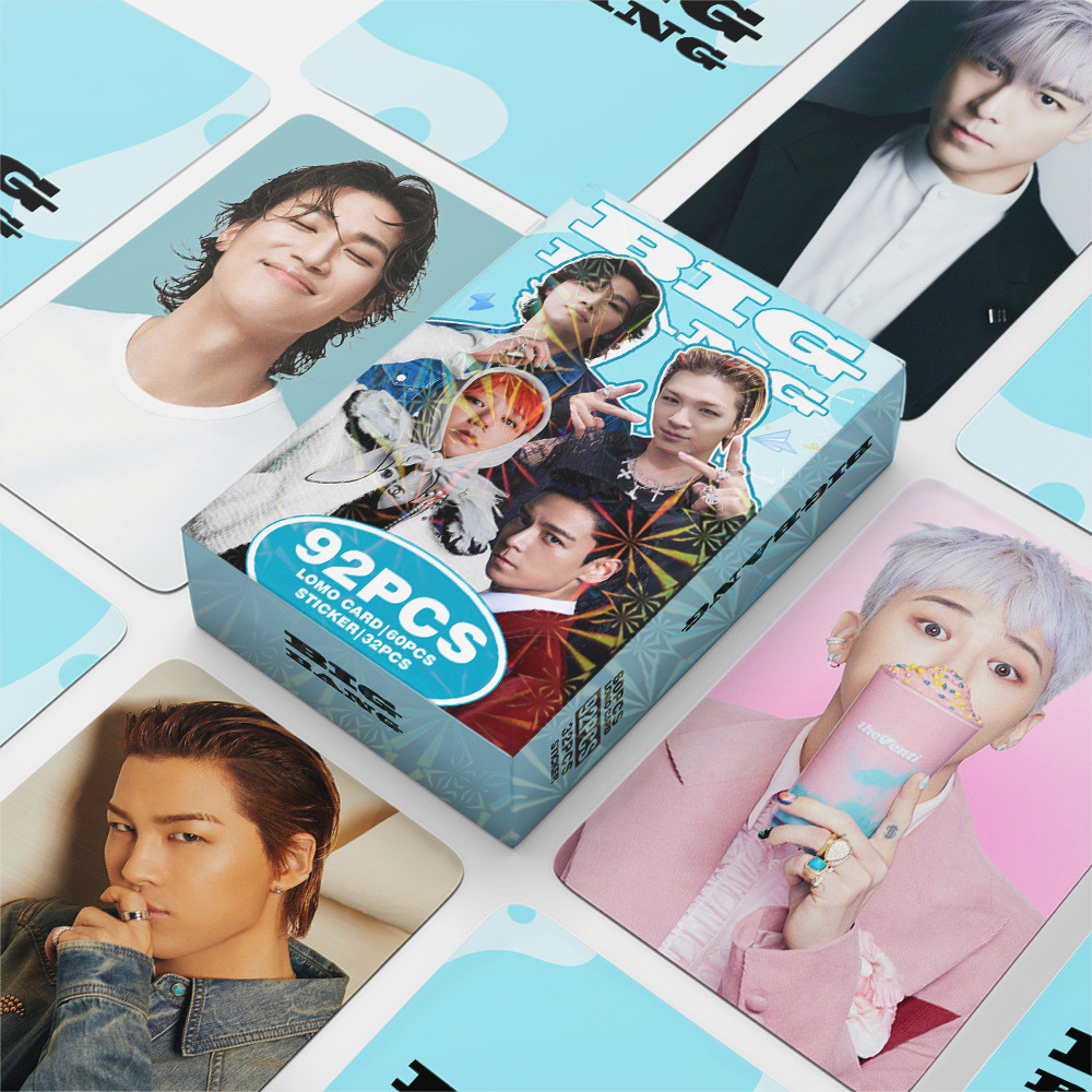 30-124pcs BIGBANG Laser Holographic Lomo Cards G-DRAGON Übermensch ...