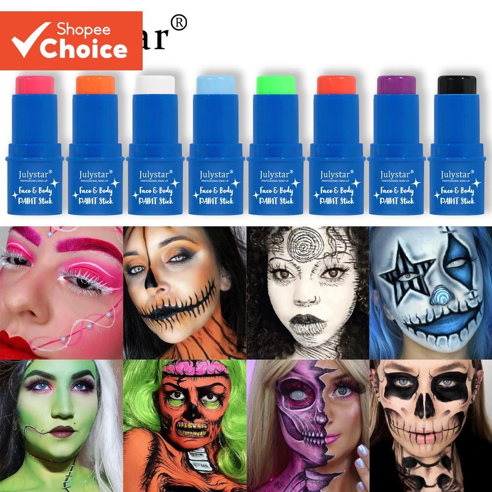 Julystar Halloween Body Painting Paste Cross-border Makeup Facial Water ...