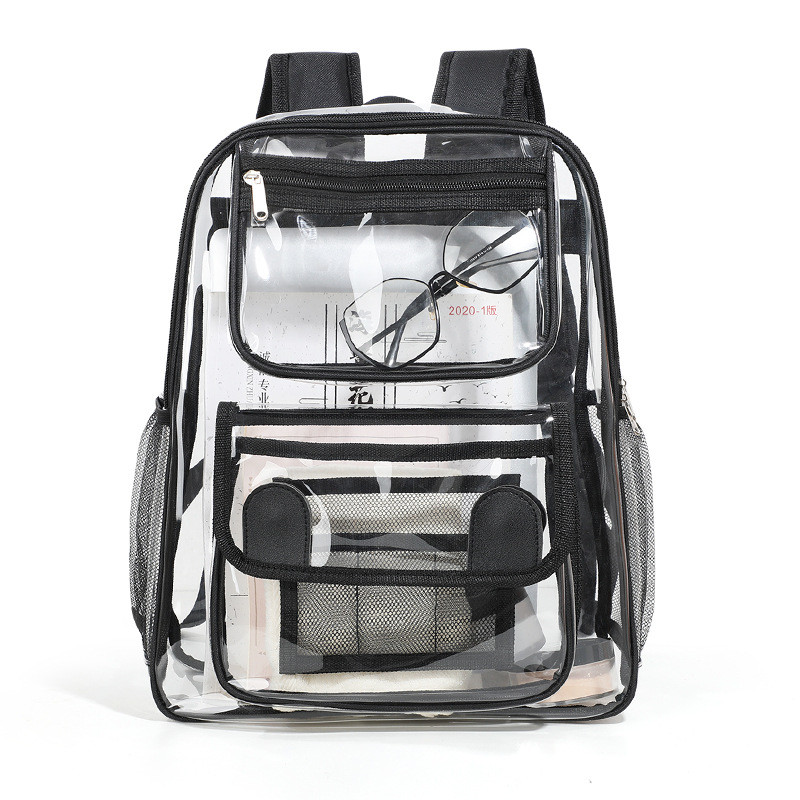 Transparent Bag Waterproof For school Women Men PVC Clear Backpack ...