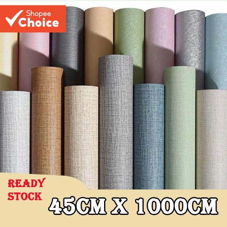 10 Meter Self-Adhesive Sticker Water Proof WALLPAPER living Room ...