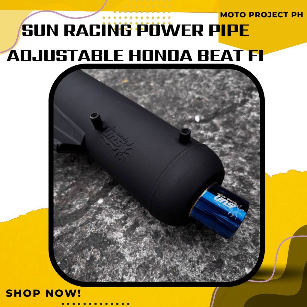 SUN PIPE ADJUSTABLE STAINLESS BLUE TIP BEAT/BEAT Fi | Shopee Philippines
