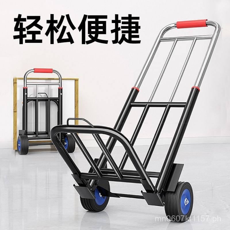 Heavy Duty Handcart Shopping Cart Small Push Cart Grocery Cart Portable ...