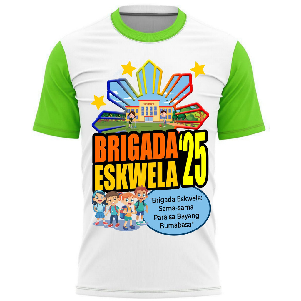2025 DepEd Shirt BRIGADA ESKWELA Shirt Unisex Uniform Workwear T-Shirts ...