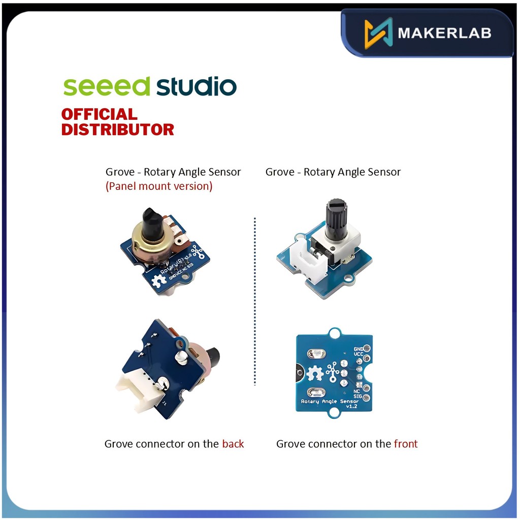 Grove Rotary Angle Sensor Compatible With Both Arduino And Raspberry
