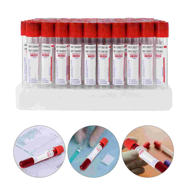 5/10/30Pcs Blood Collection Tube Glass Negative Pressure Disposable ...
