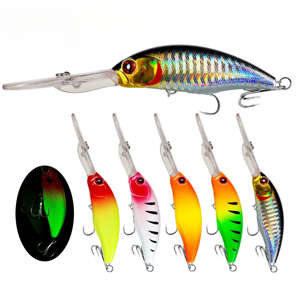 Hover Minnow Lure Long Tongue Board Mandarin Fish Special Long Casting ...
