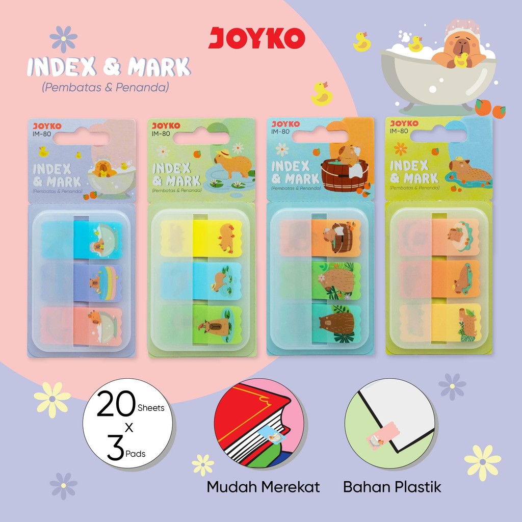 JOYKO Index Mark IM-80 Plastic Divider Marker | Shopee Philippines