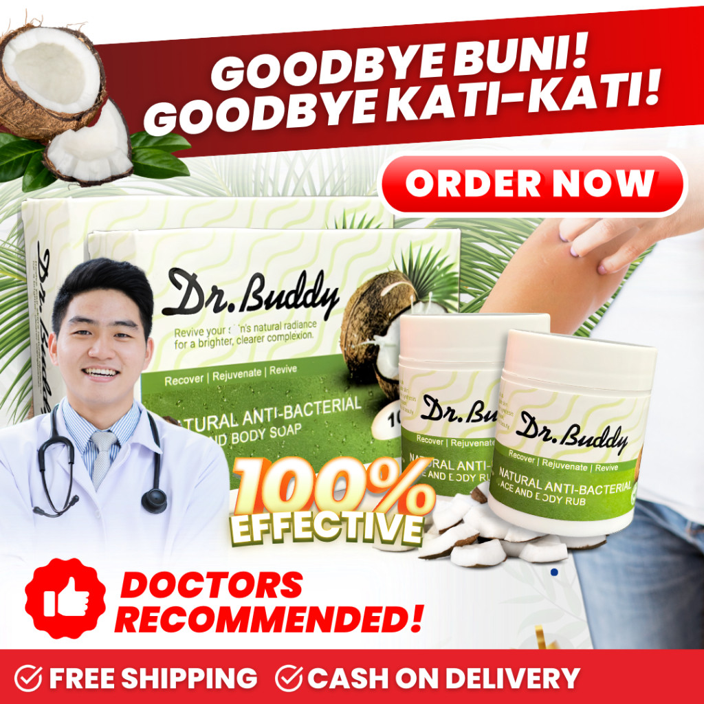 Authentic Dr. Buddy 1 Soap 100% Purely Organic and Natural 1pc, 2pcs ...