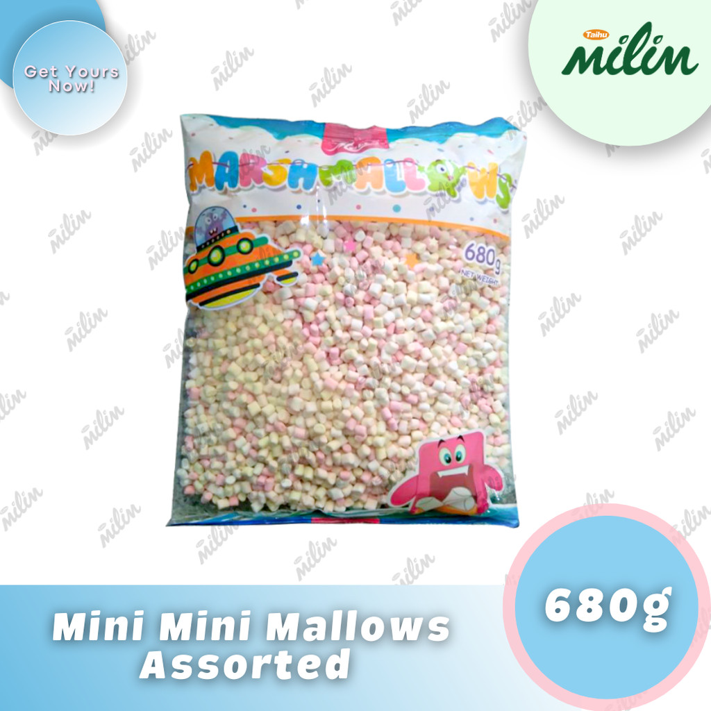 Mini Marshmallow 680g Assorted Color | Assorted Mini Marshmallows ...
