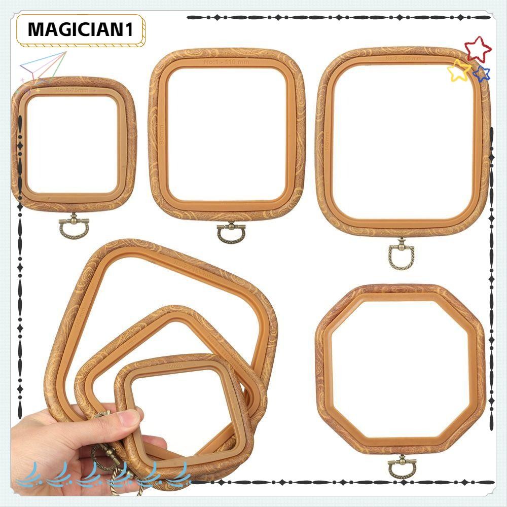 MAGICIANPH Embroidery Hoop, Plastic Needlecraft Embroidery Frame ...