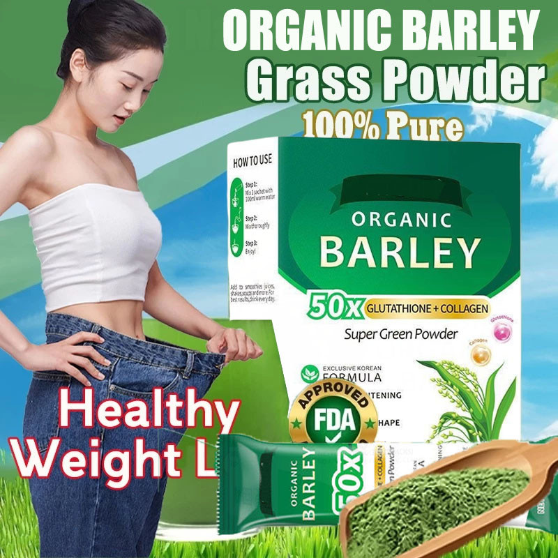 Organic Barley Powder Original X50 Glutathione Collagen Whitenning ...