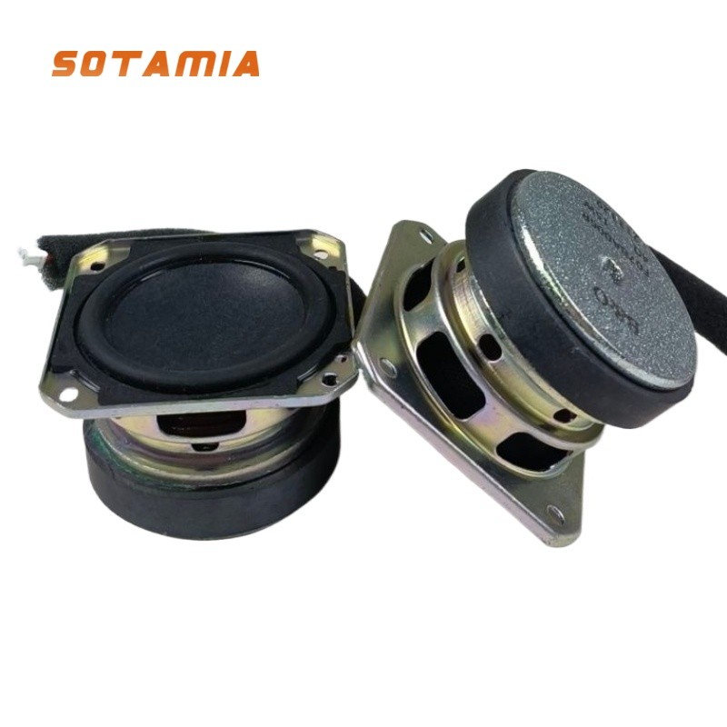 SOTAMIA 2Pcs 2 Inch Full Range Speaker 4 Ohm 15W HIFI High Power Sound ...
