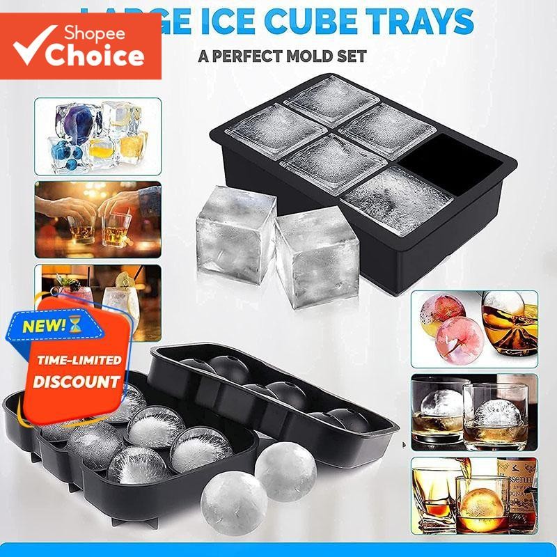 Food Grade Silicone Ice Tray Set Honeycomb Ice Tray 3 Pack | Shopee ...