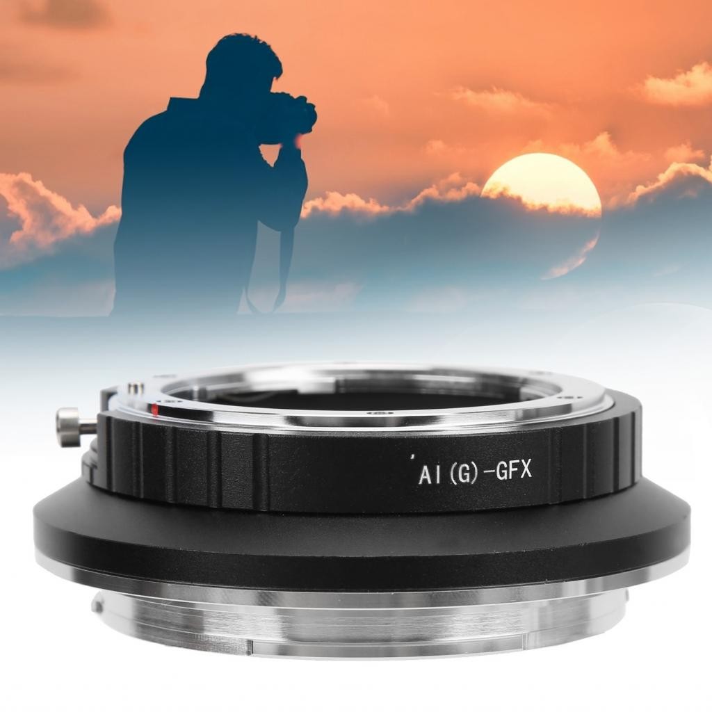 Lens Adapter AI(G)‑GFX Sturdy Durable Black for Fujifilm GFX 50S/GFX50R ...