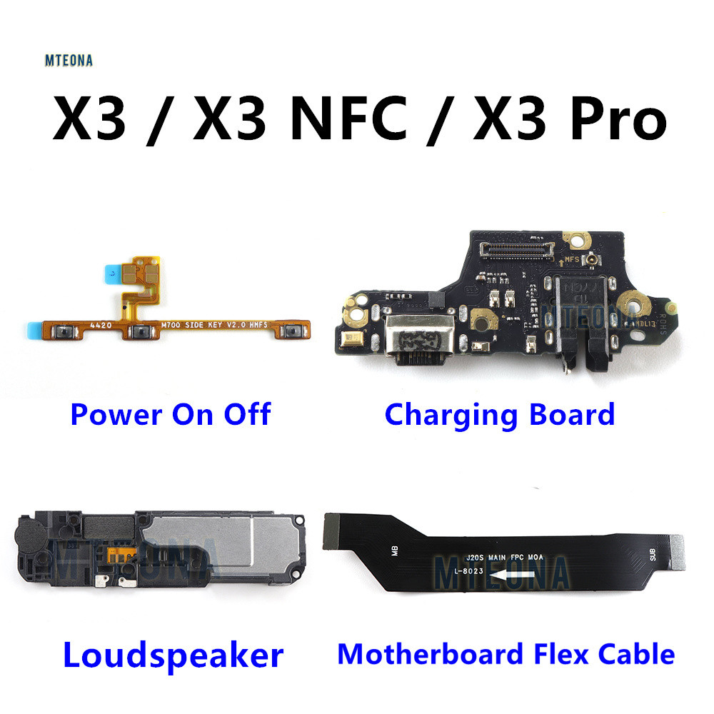 Loudspeaker Motherboard Connector Board LCD Display Power On Off Ribbon ...