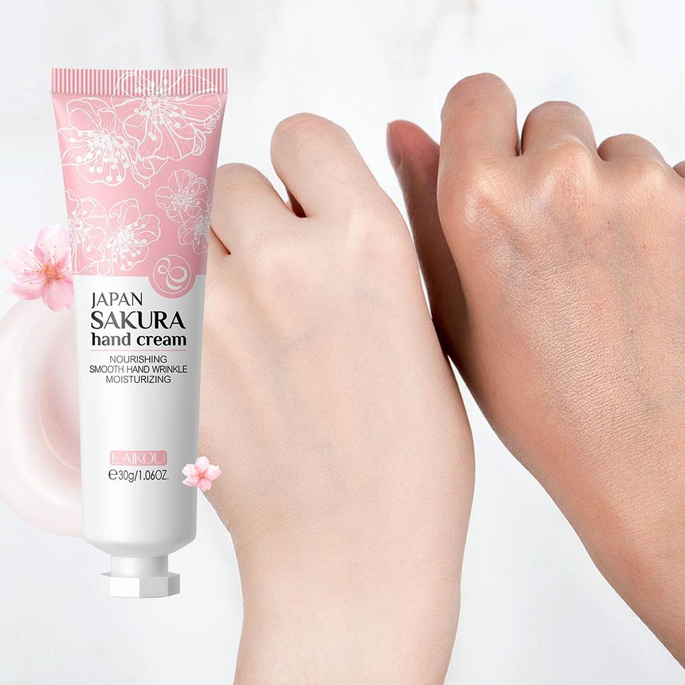 Laikou Sakura Hand Cream 30g Smooth Hand Moisturizing Nourishing For ...